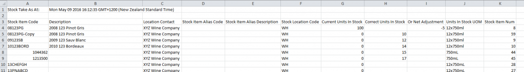 Vinsight Documentation | Stock Take - Vinsight Documentation