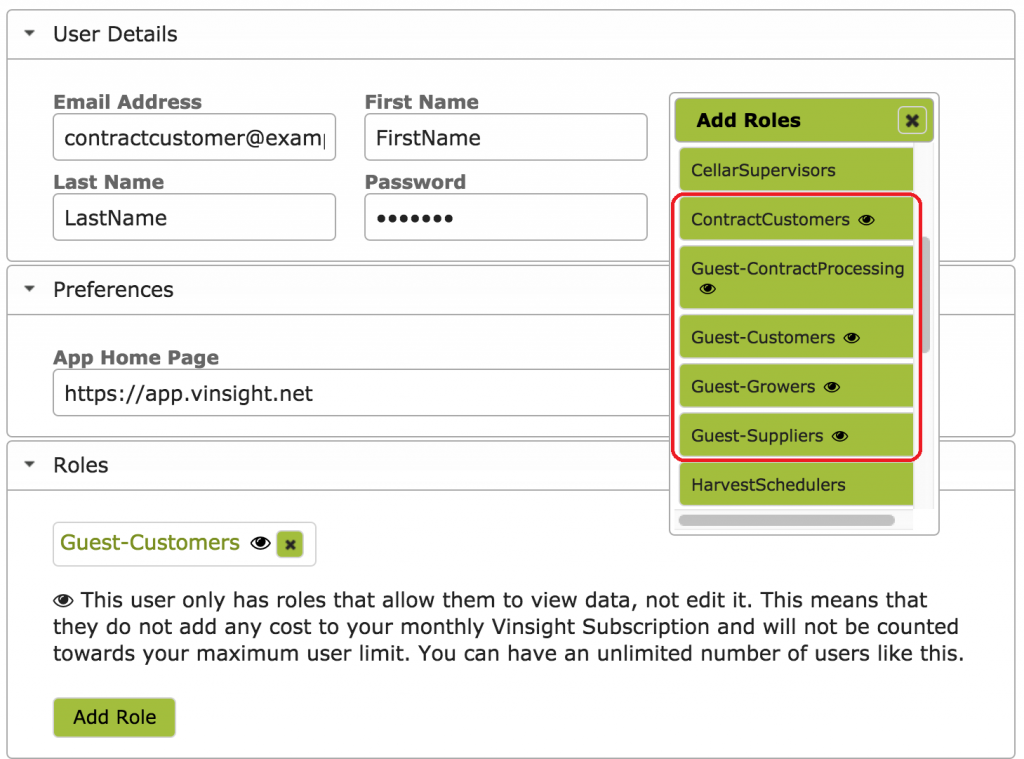 Vinsight Documentation | User Management - Vinsight Documentation