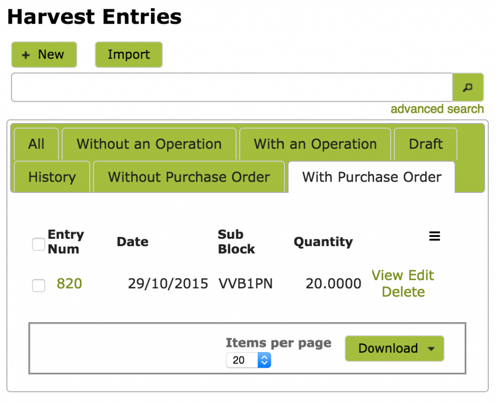 Vinsight Documentation | Linking Purchase & Sales Orders - Vinsight Documentation