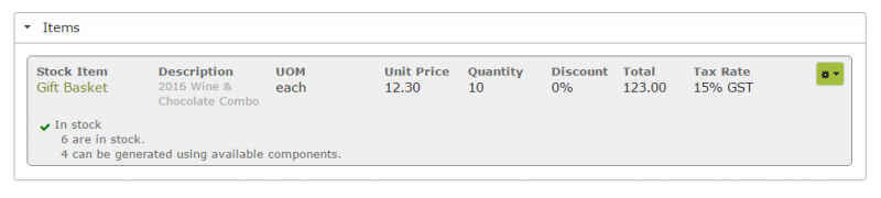 Vinsight Documentation | Stock Availability - Vinsight Documentation