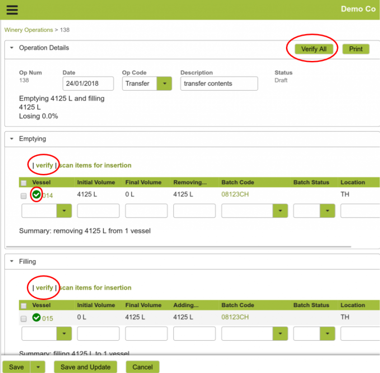 Vinsight Documentation | Winery Operation Vessels Verification In Vinsight - Vinsight Documentation
