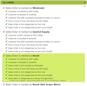 Vinsight Documentation | Calculating WET Tax with Vinsight - Vinsight Documentation