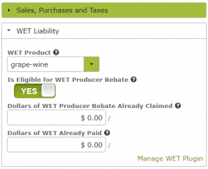 Vinsight Documentation | Calculating WET Tax with Vinsight - Vinsight Documentation