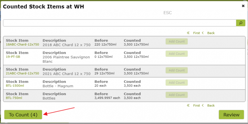 Vinsight Documentation | Stock Adjustments - Vinsight Documentation