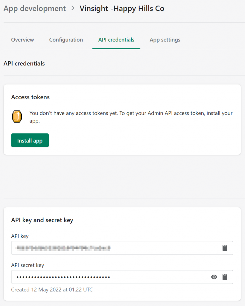 Vinsight Documentation | Connecting to Shopify - Vinsight Documentation