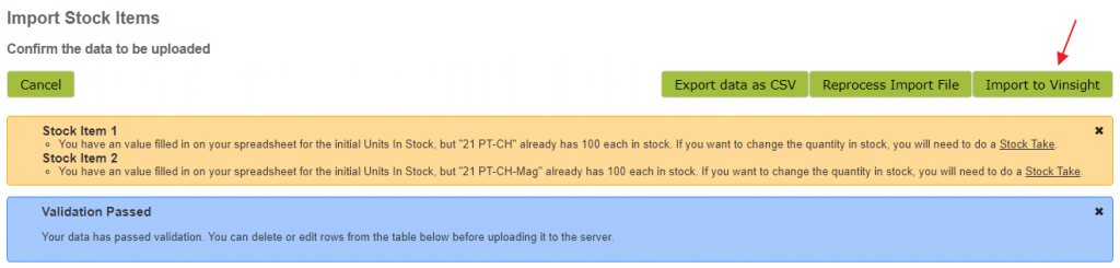 Vinsight Documentation | Units of Measure - Vinsight Documentation