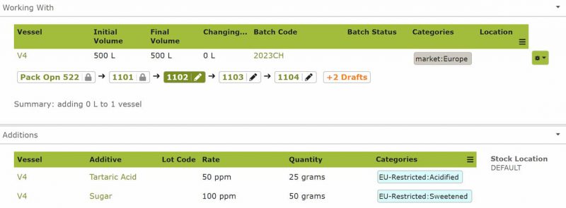 Vinsight Documentation | How Operation Categories work - Vinsight Documentation